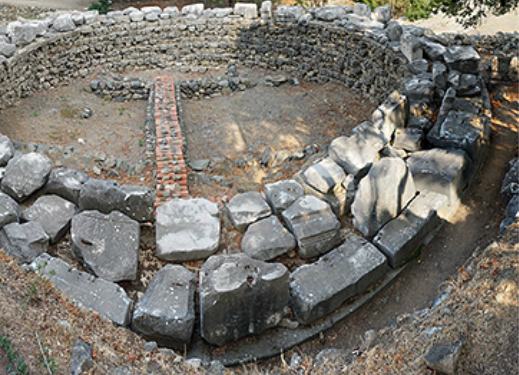 A look over the Rotunda of Arsinoe II – American Excavations Samothrace